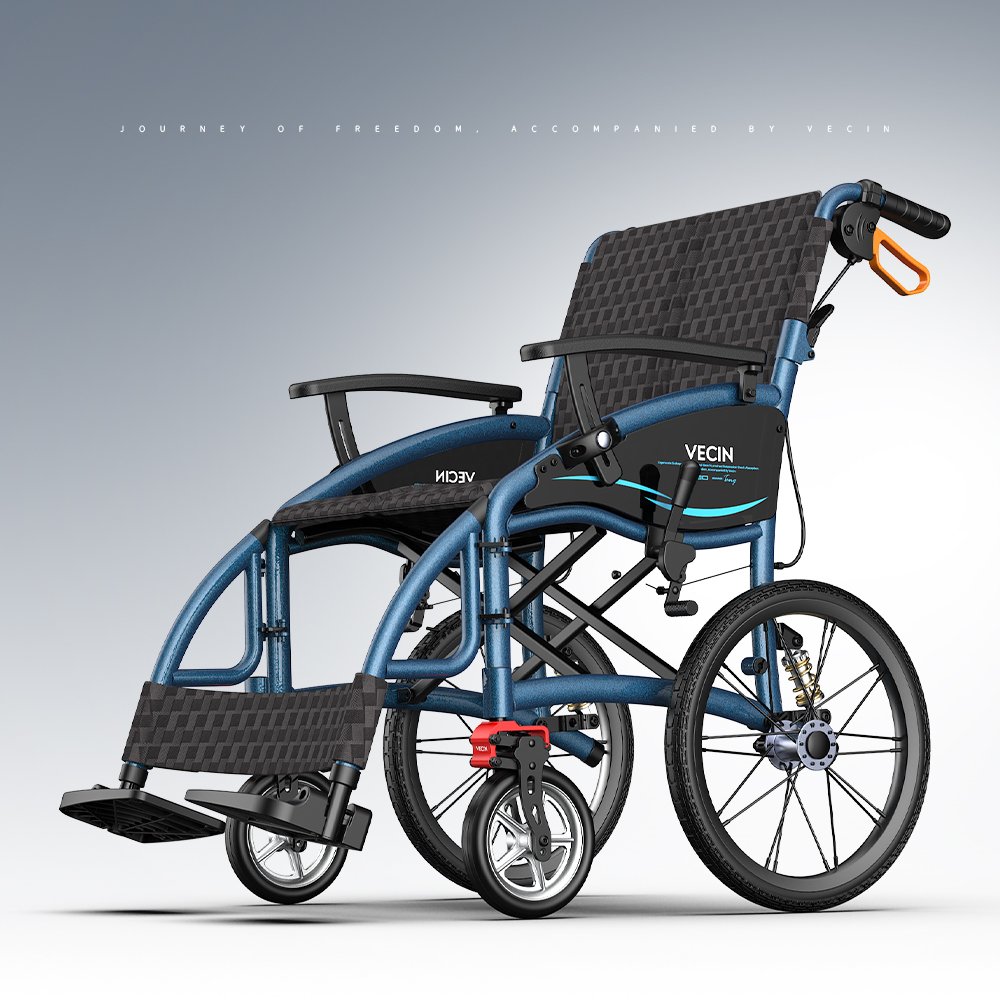 VECIN A380-02 Aluminum Manual wheelchair - VECIN Wheelchairs